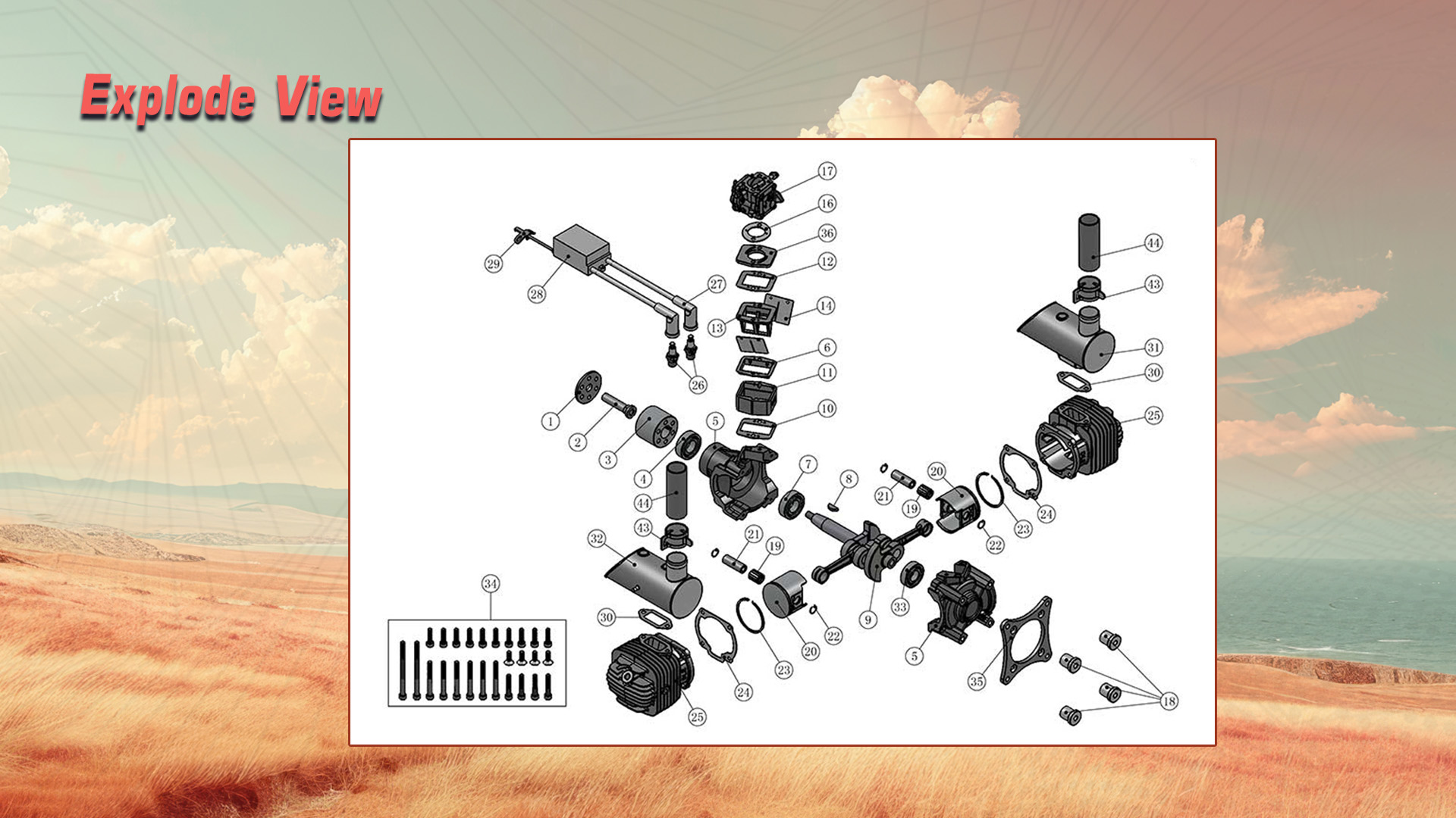 DLE 120 Engine - MotioNew