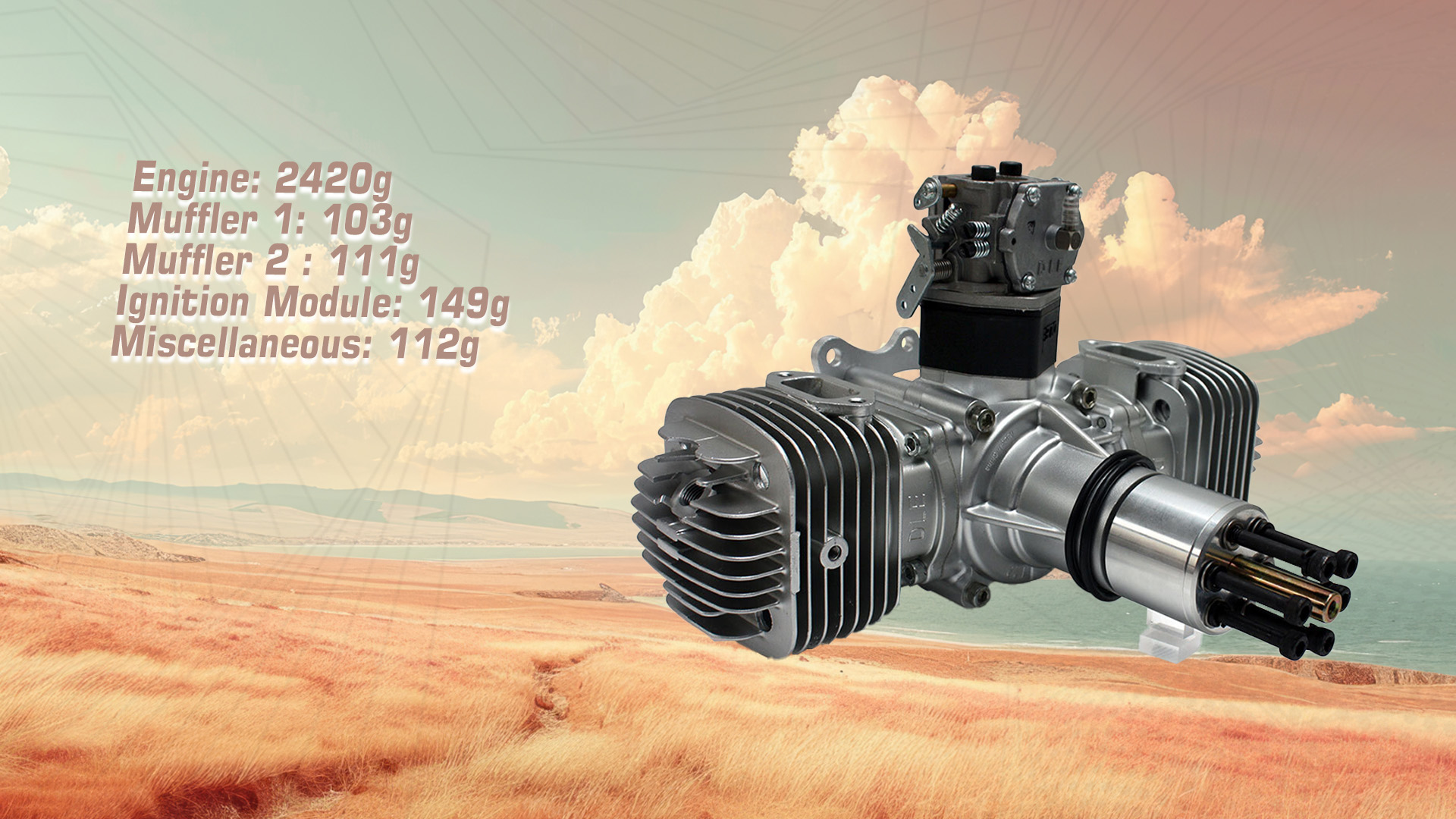 DLE 120 Engine - MotioNew