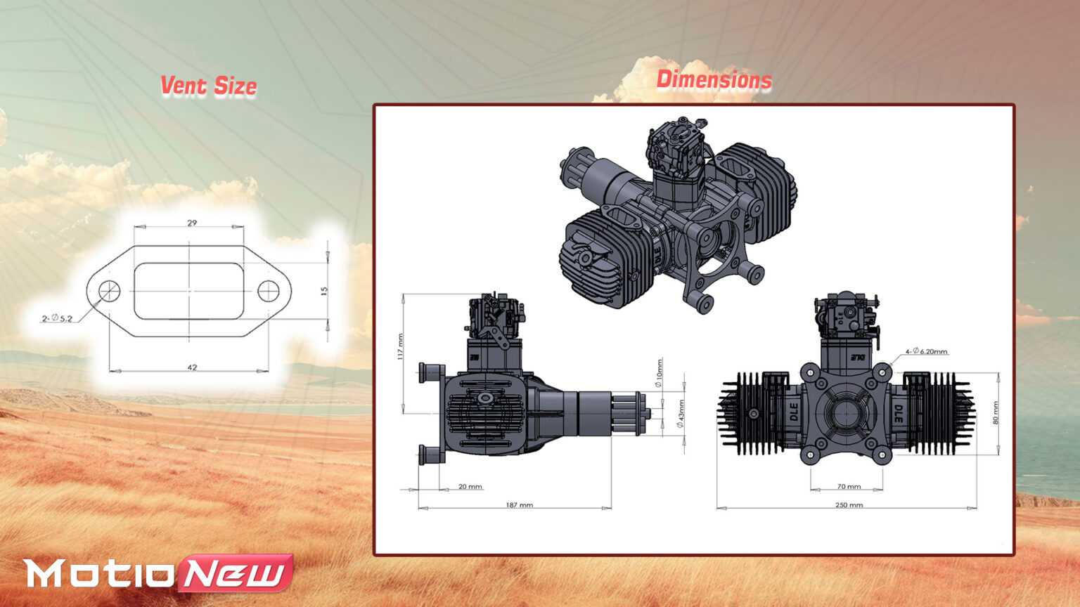 DLE 120 Engine - MotioNew